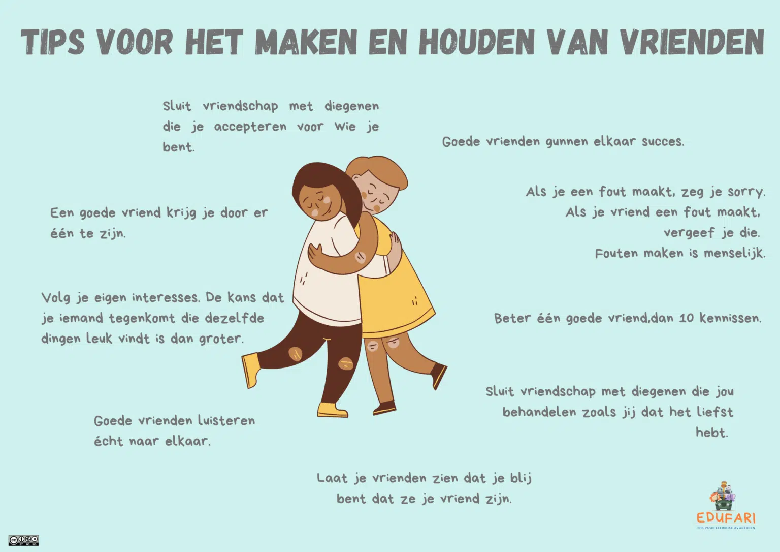Tips voor het maken van vrienden - Edufari